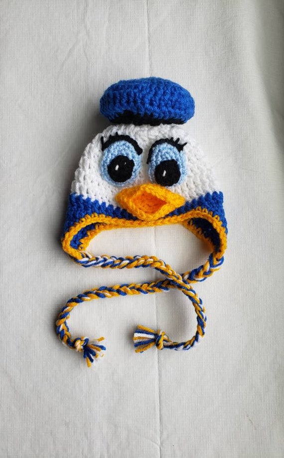 Donald Duck Hat - Etsy