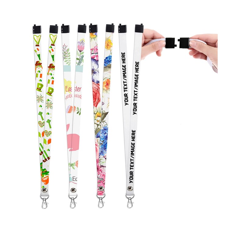 Custom Photo Lanyard Breakaway Lanyard Personalized Neck - Etsy