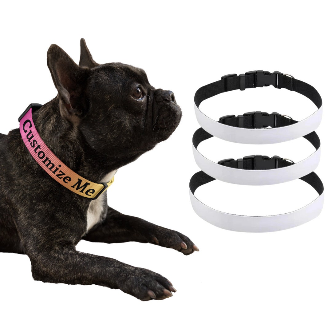 Custom Dog Collars sublimation Dog Collar Adjustable Collar ...