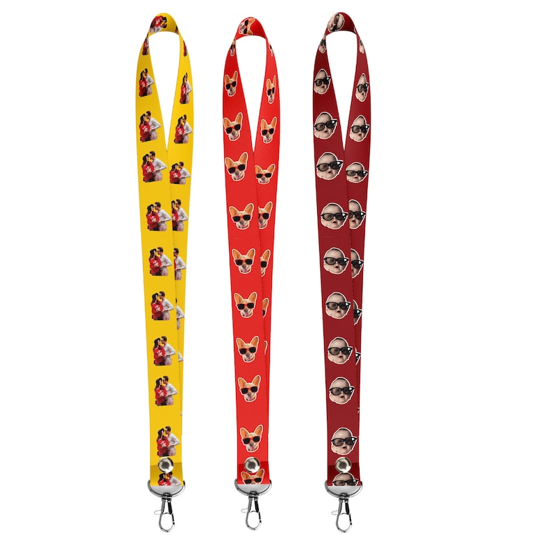 Custom Photo Lanyard Breakaway Lanyard Personalized Neck - Etsy