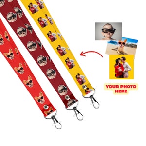 Custom Photo Lanyard, Breakaway Lanyard, Personalized Neck Lanyard ...