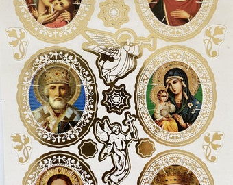 Greek Orthodox Eggs Stickers - Etsy