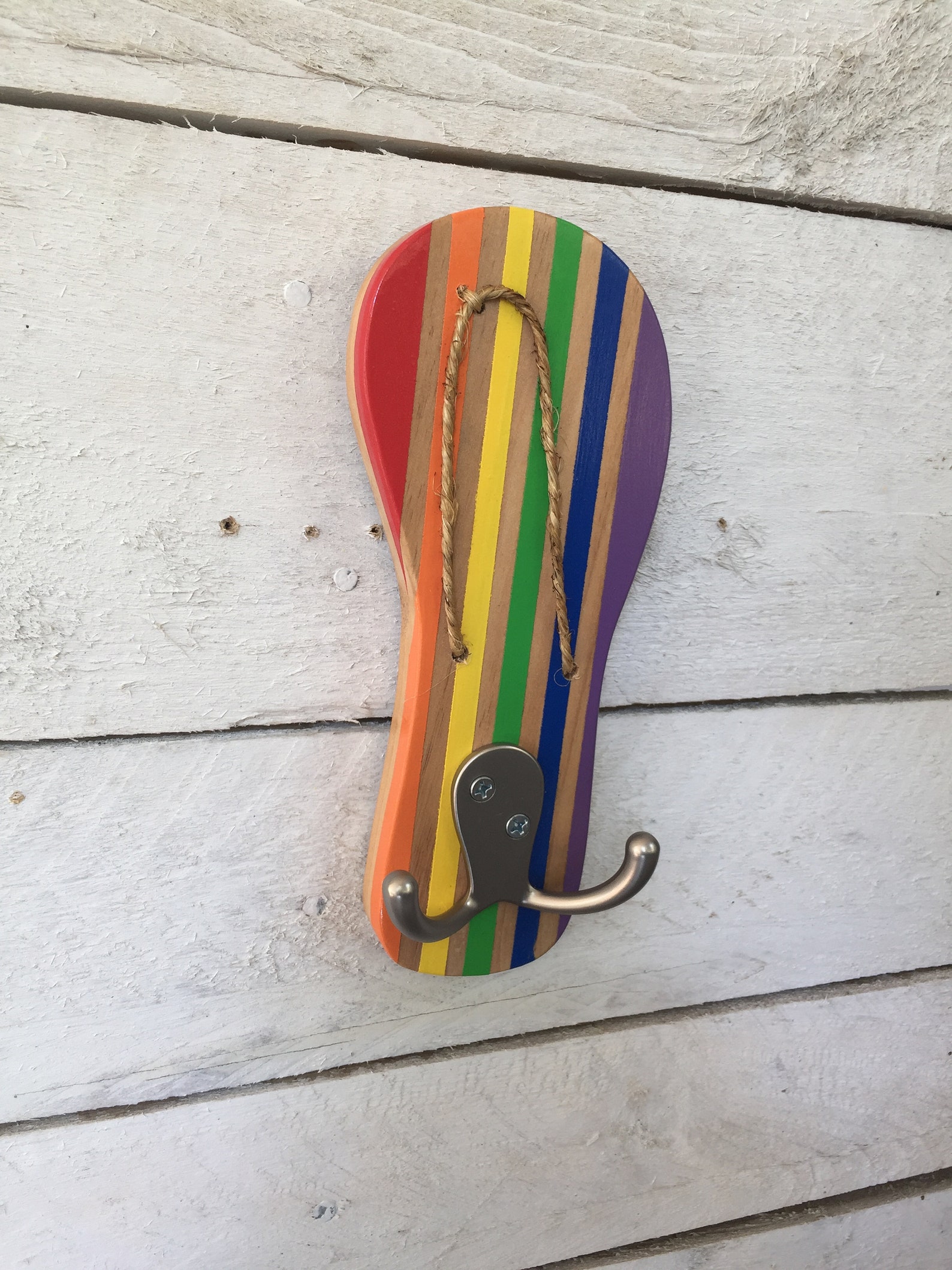 Rainbow Wall Decor, Pool Towel Hooks, Outdoor Shower Rack, Pride Decor ...