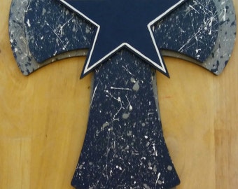 Dallas cowboys cross | Etsy