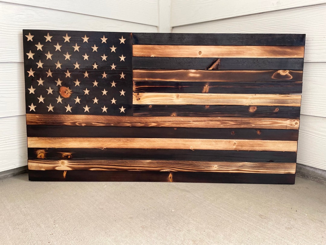Rustic American Flag - Etsy