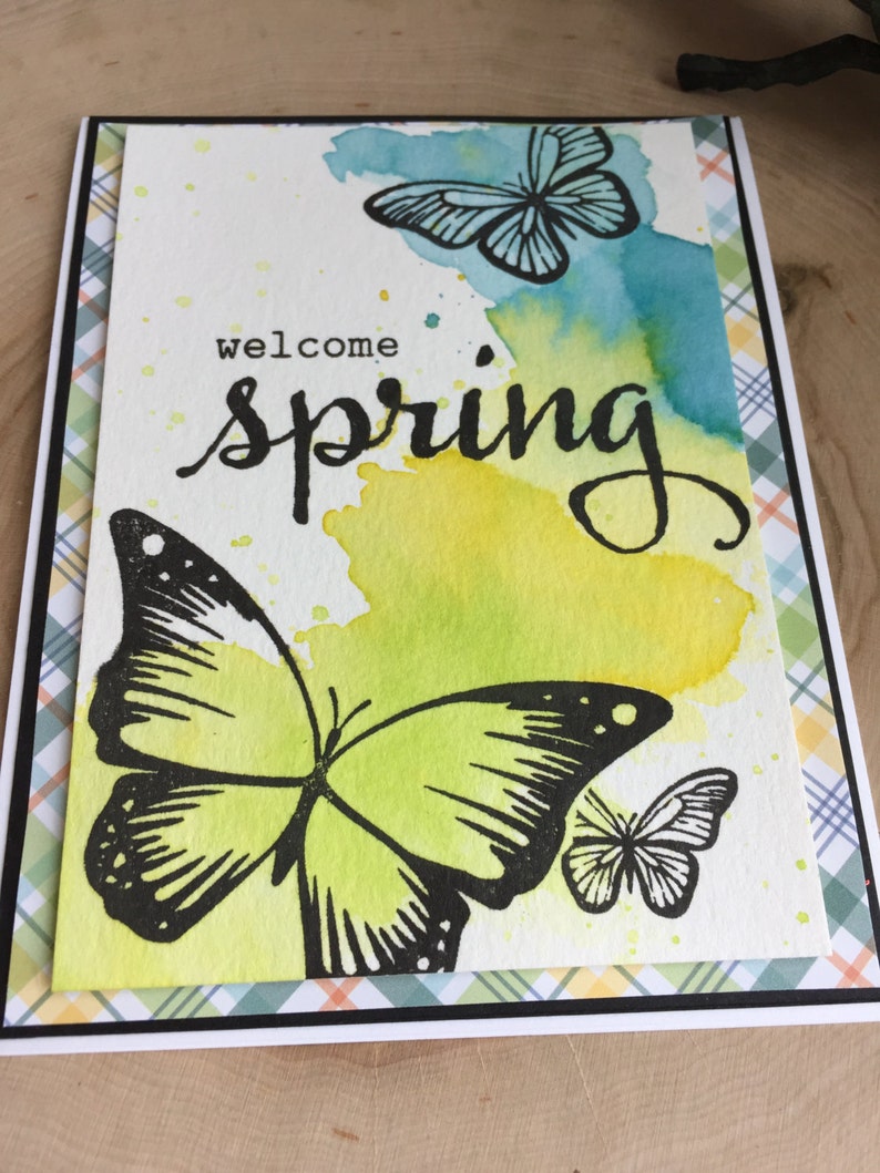 Welcome Spring_blank Greeting Card - Etsy