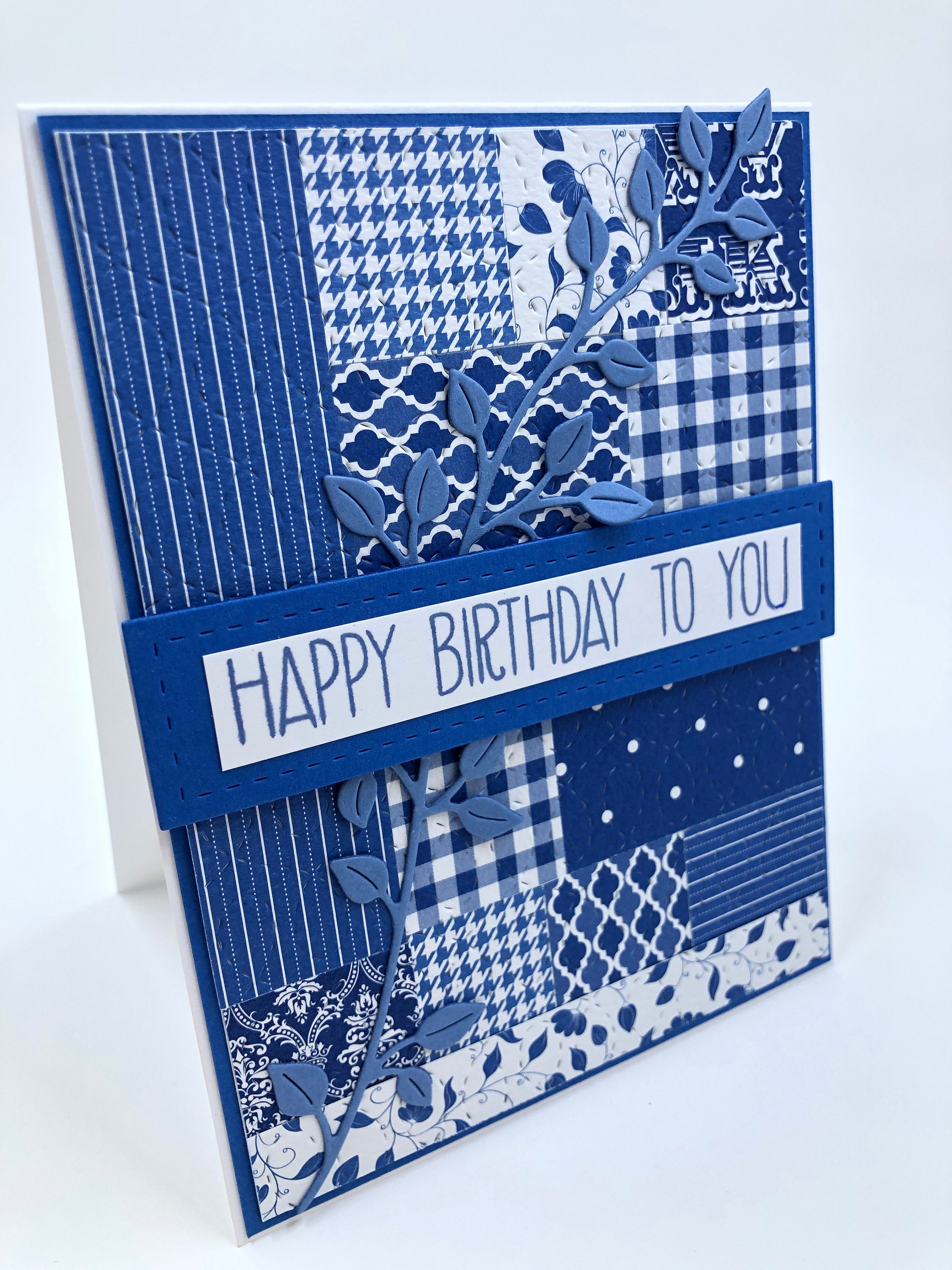 Quilt Lover's Birthday Card, Quilt Card, Patchwork Birthday Card - Etsy