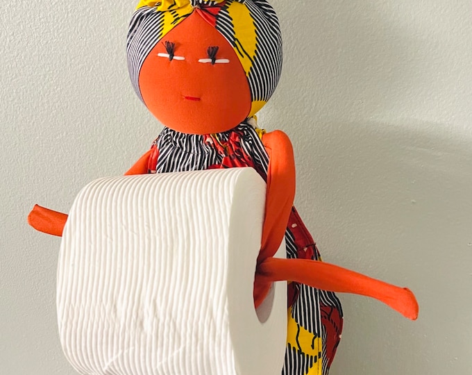 KEMI Toilet Paper Storage Holder Doll - Etsy