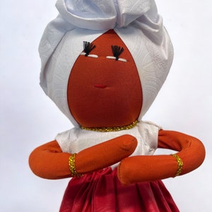 Delta Sigma Theta Soro Bisi African Plastic Bag Lady Holder Doll - Etsy