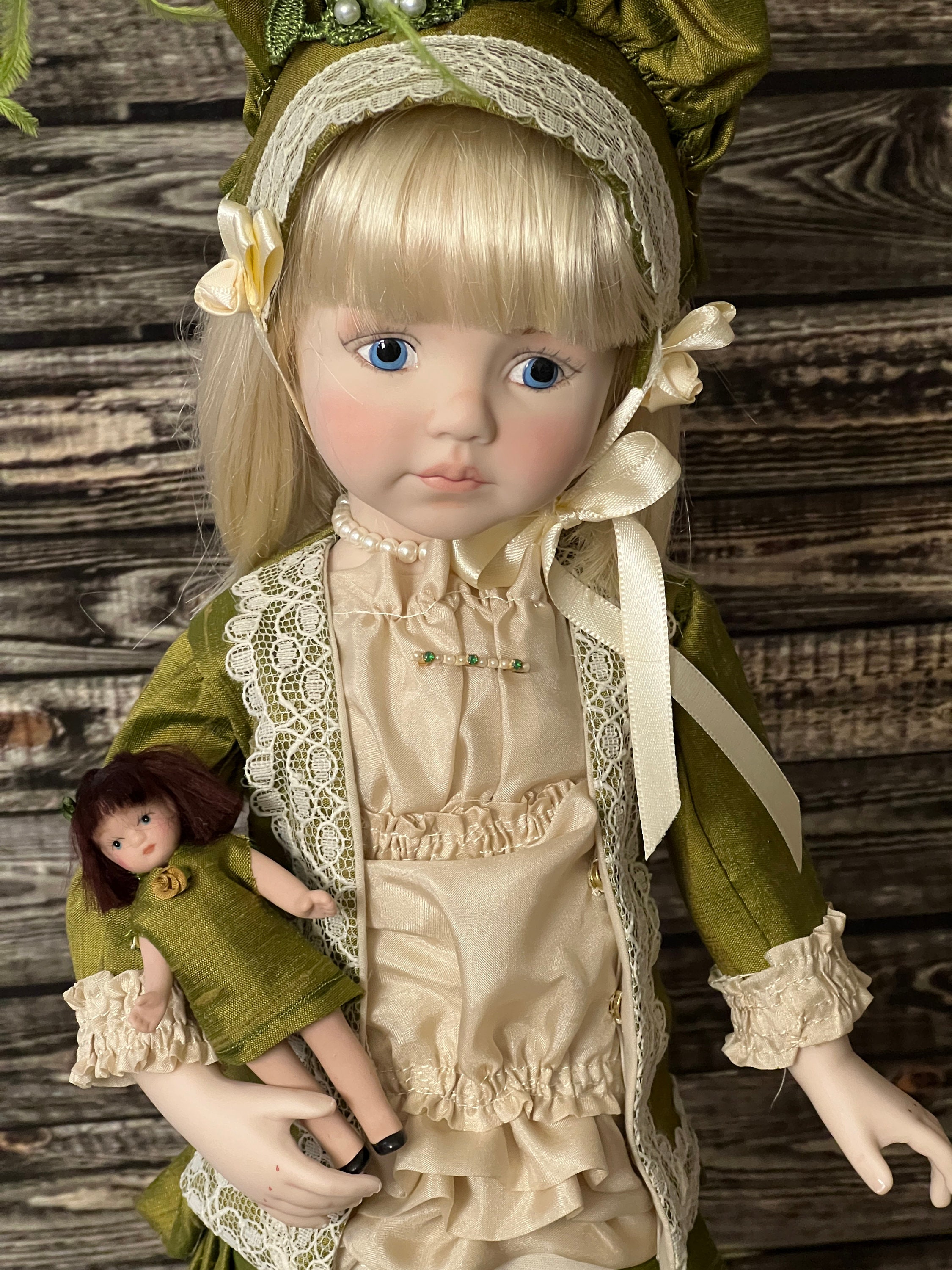 Handcrafted Brenda Mize Dolls 14" Trisha Victorian Doll | Created From ...