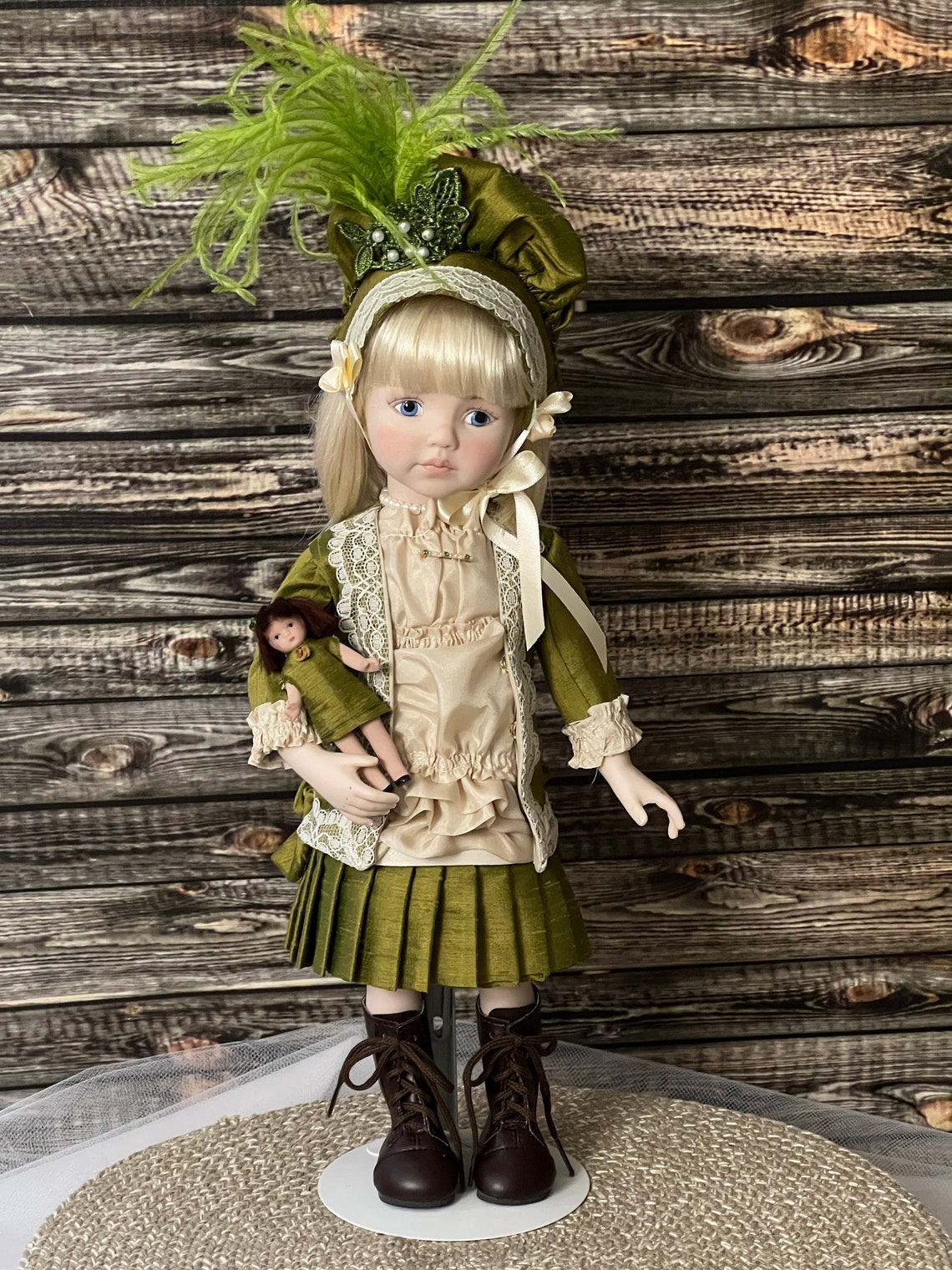 Handcrafted Brenda Mize Dolls 14" Trisha Victorian Doll | Created From ...