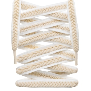 Premium Flat Woven Precision Braided Cotton & Polyester Shoe Laces - Etsy