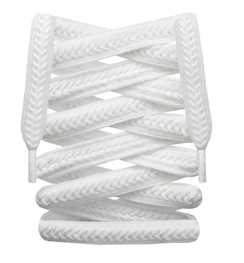 Premium Flat Woven Precision Braided Cotton & Polyester Shoe Laces - Etsy