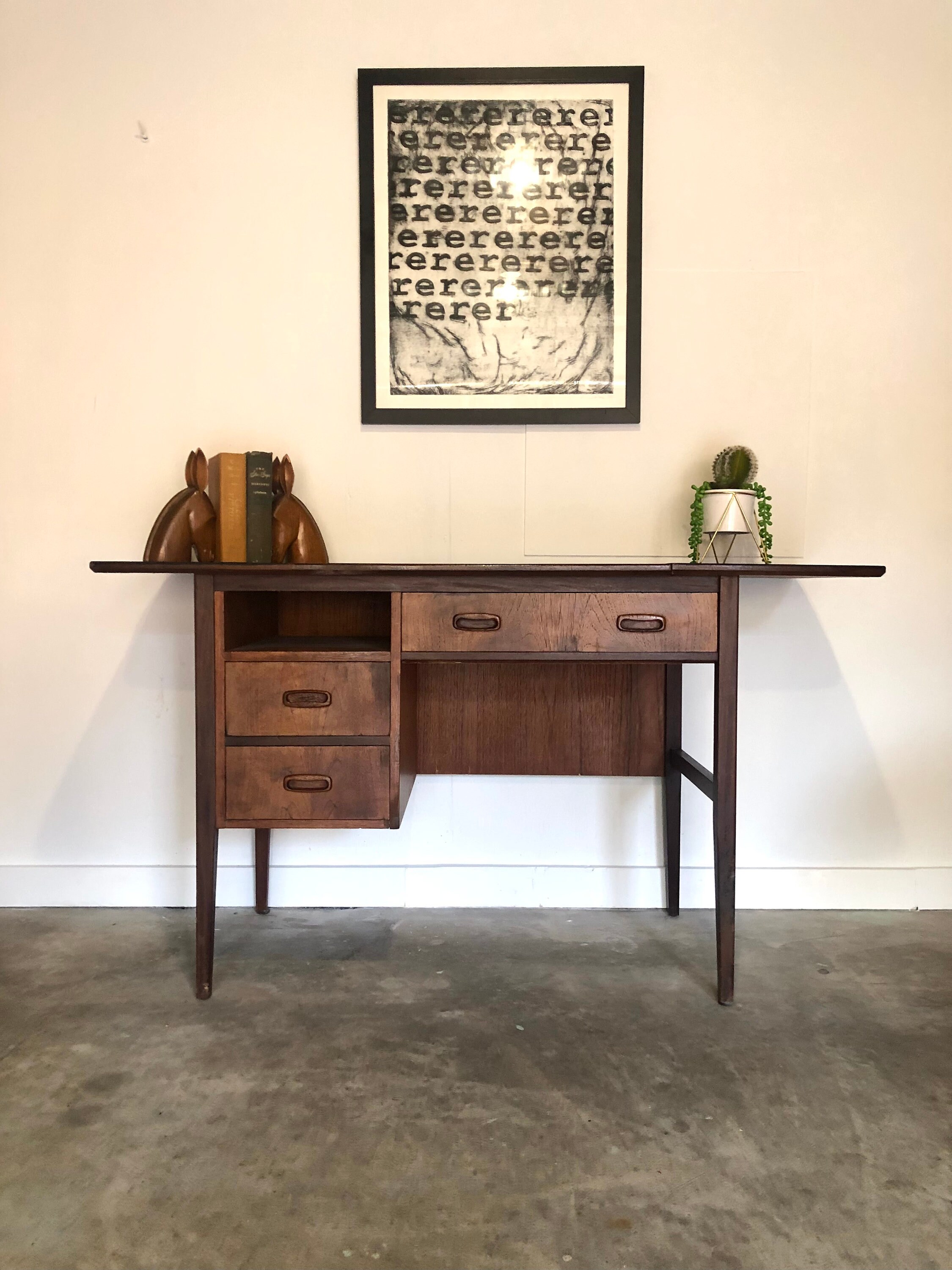 Drop Leaf MCM Desk - Etsy