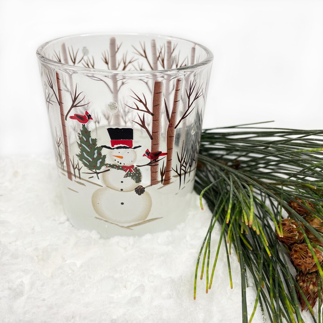 The Snowman Votive - Scent Options - Etsy