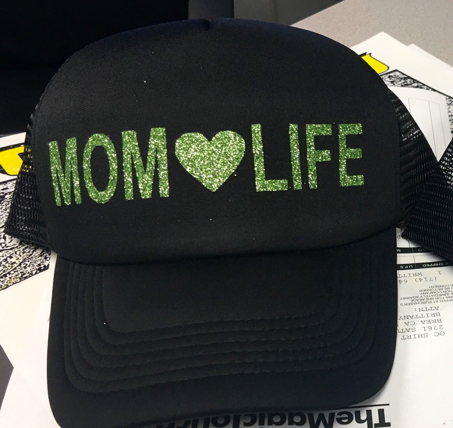 CUSTOM Glitter Hat - Etsy