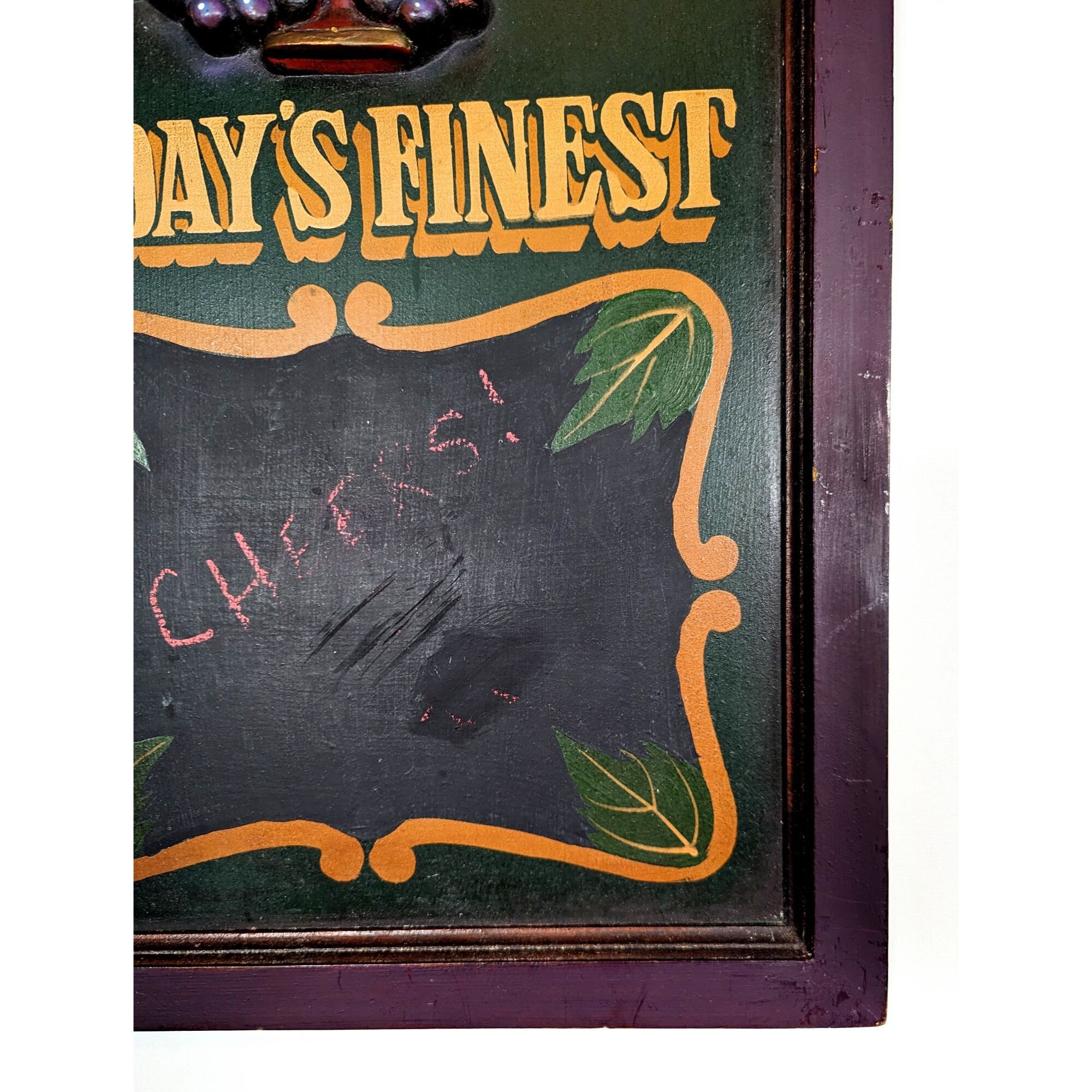 LARGE Wooden Restaurant Kitchen Sign Wines & Spirits Hand - Etsy