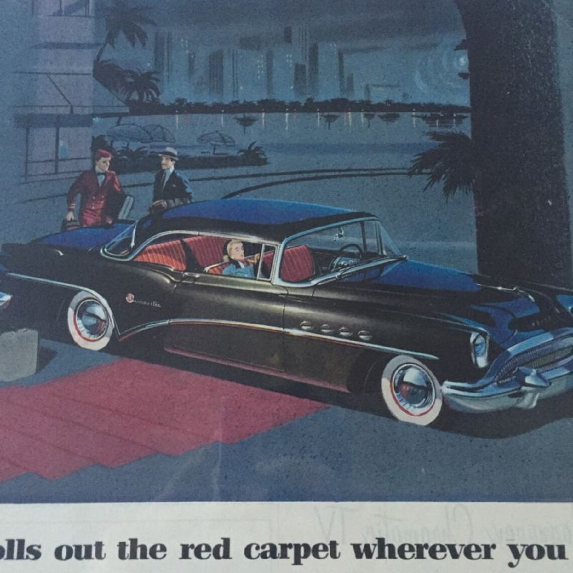 Vintage 1954 Buick Roadmaster Magazine Advertisement Sealed - Etsy