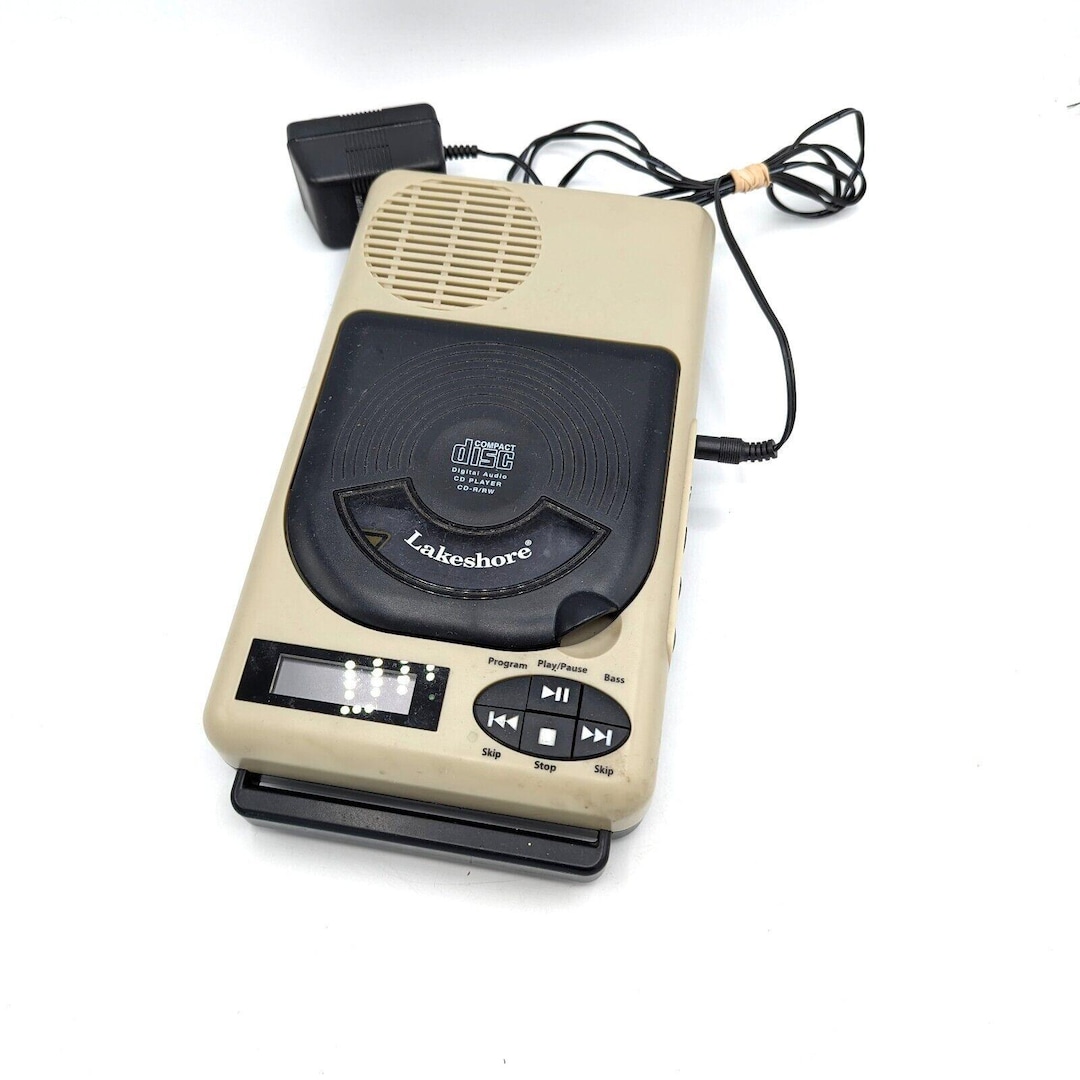 Vintage Lakeshore Learning Classroom Portable CD Player JJ665 W A/C ...