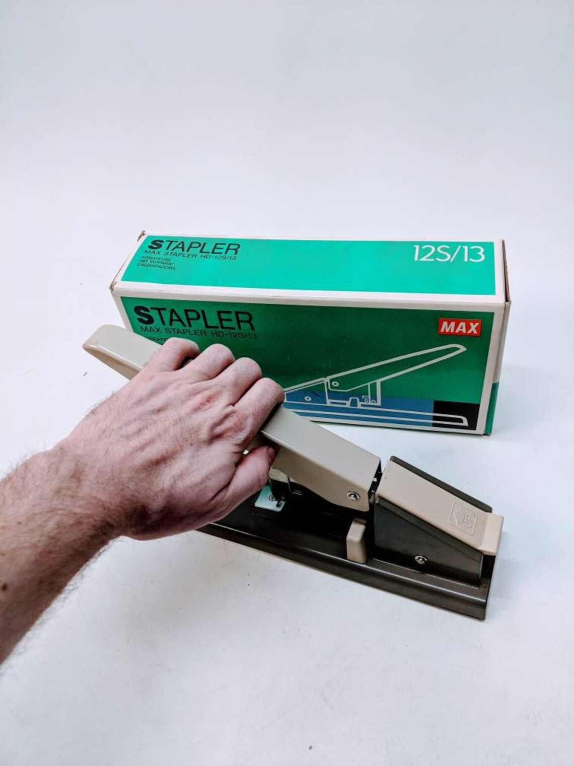 Max HD-12S/13 Heavy Duty Desktop Stapler 110 Sheet Capacity - Etsy