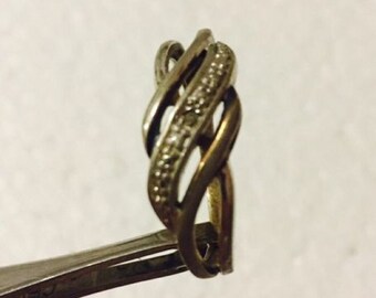 Diamond Chip Ring | Etsy