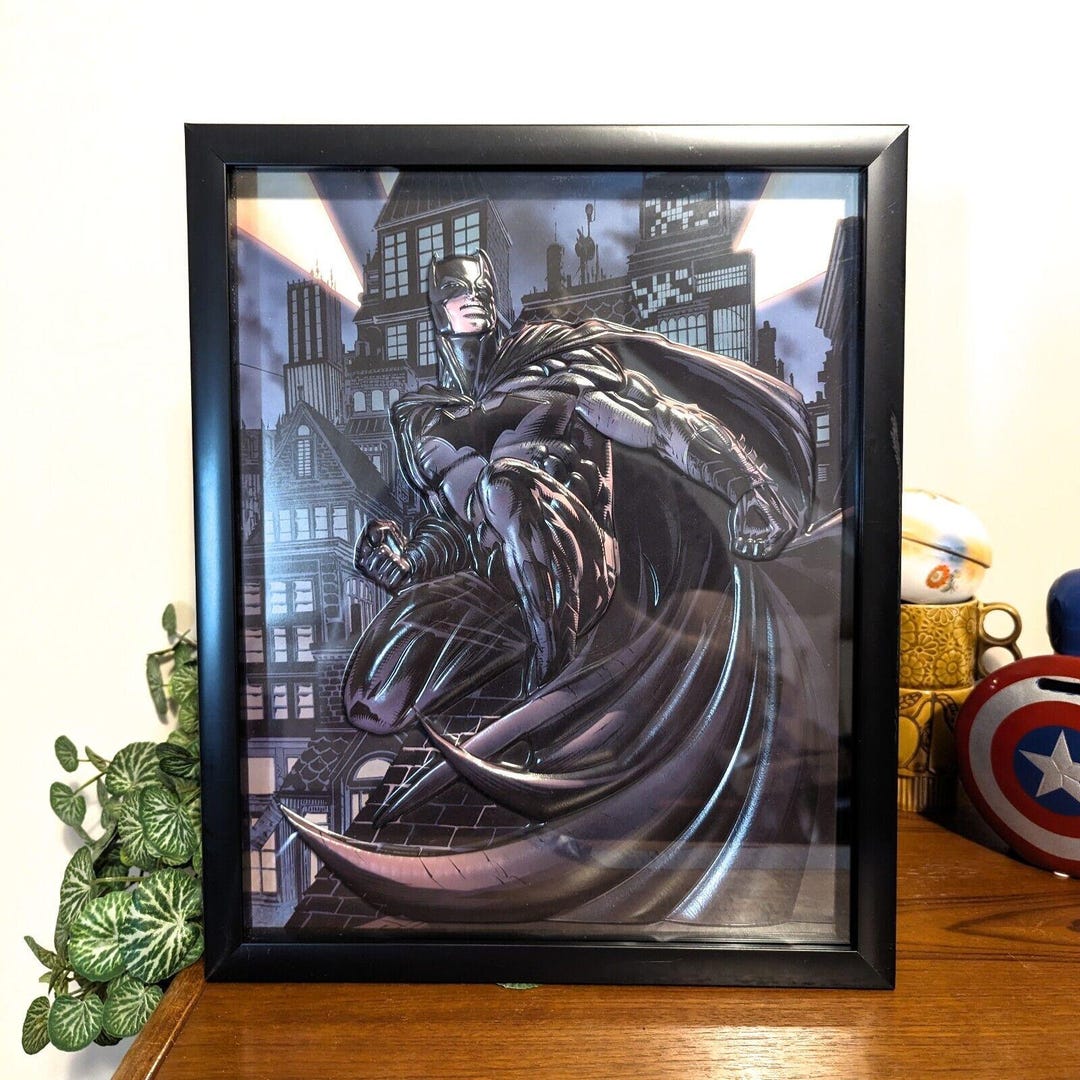 DC Comics Batman Shadow Box 3D Wall Frame 15x12x2 Comic Walls NYC ...