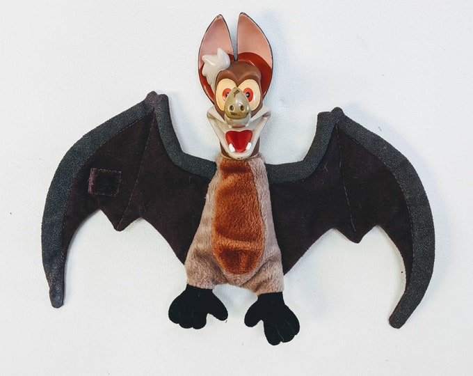 Ferngully Batty Bat Koda Stuffed Bean Bag Plush W/ Vinyl Head 8" Tall ...