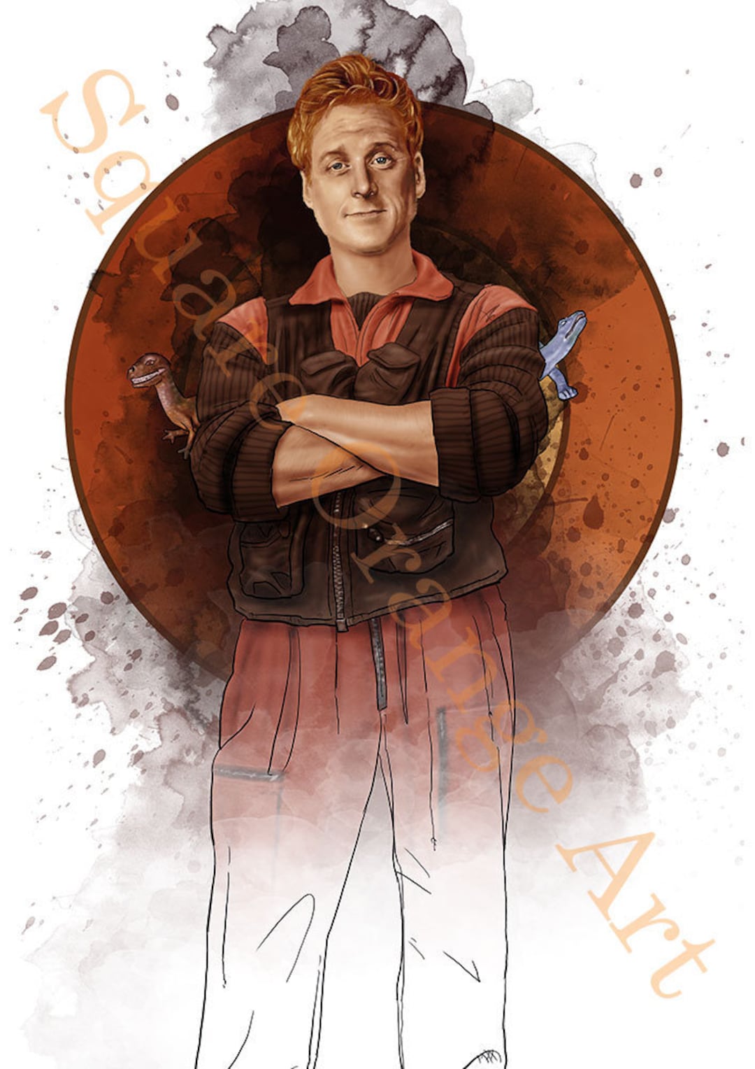 Firefly Wash Inspired Splash Art A4 Print - Etsy