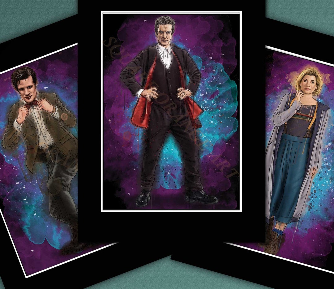 12th Doctor Peter Capaldi Doctor Who Inspired Portrait Print A4 ...
