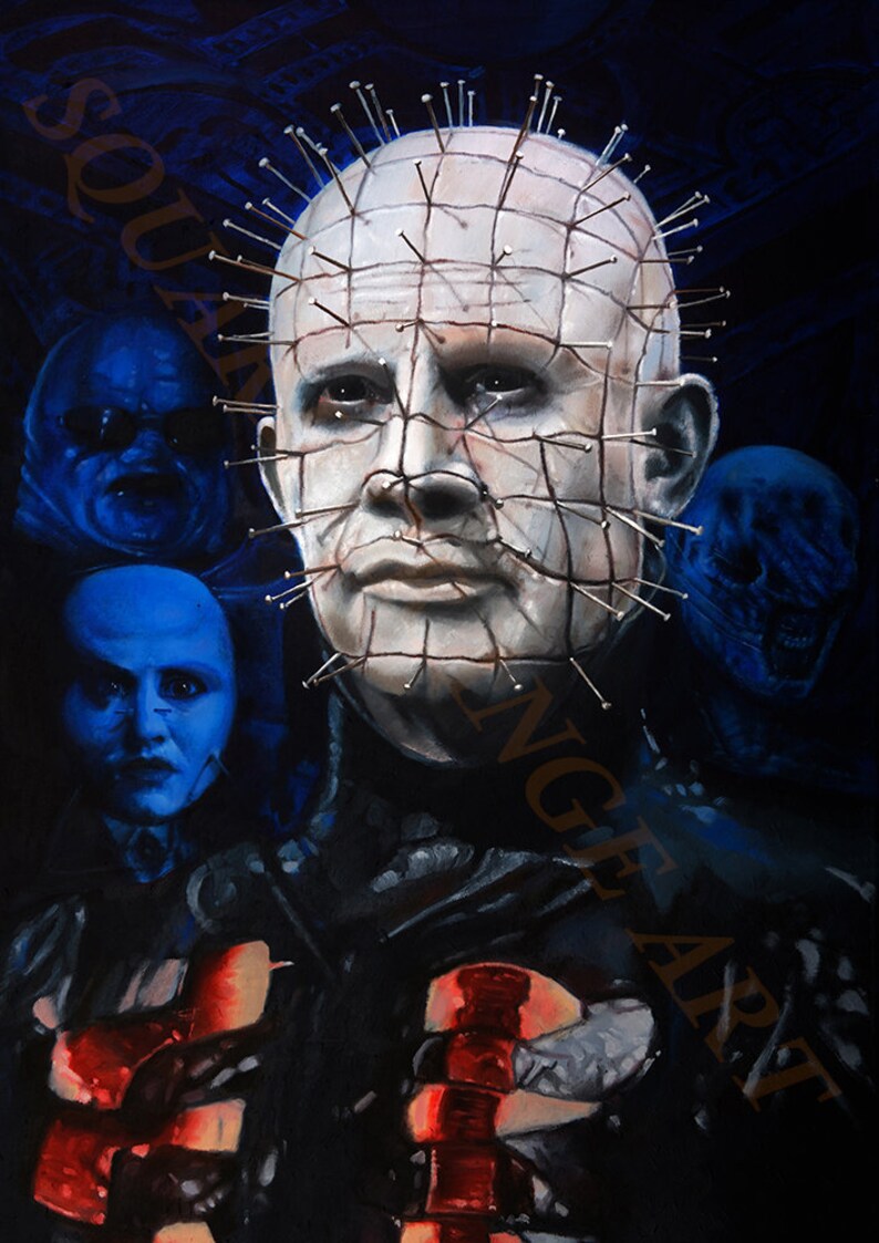 Pinhead Cenobite Hell Priest Hellraiser Inspired A4 Horror - Etsy UK Pinhead Cenobite Hell Priest Hellraiser Inspired A4 Horror - Etsy UK
