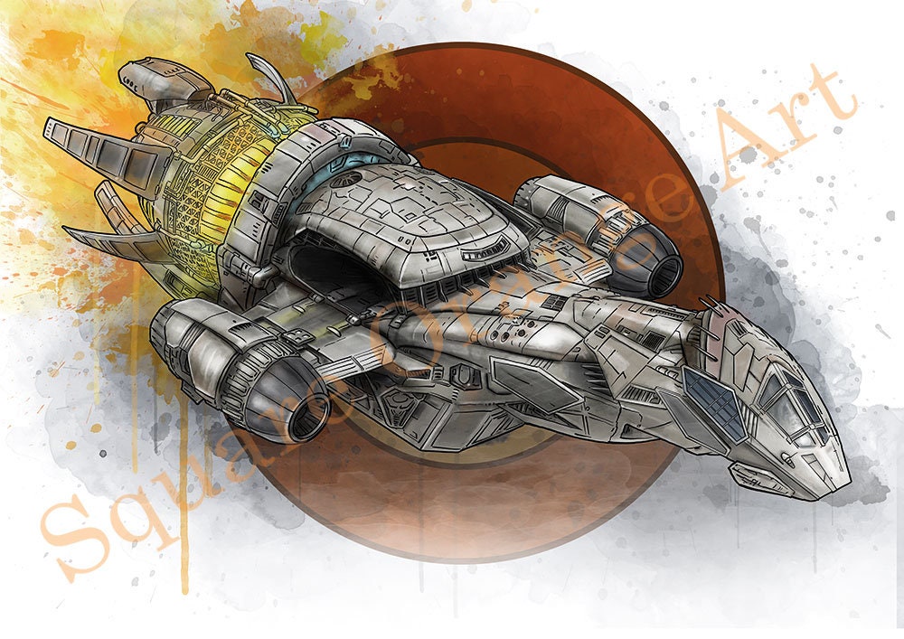 Firefly Wash Inspired Splash Art A4 Print | Etsy Ireland