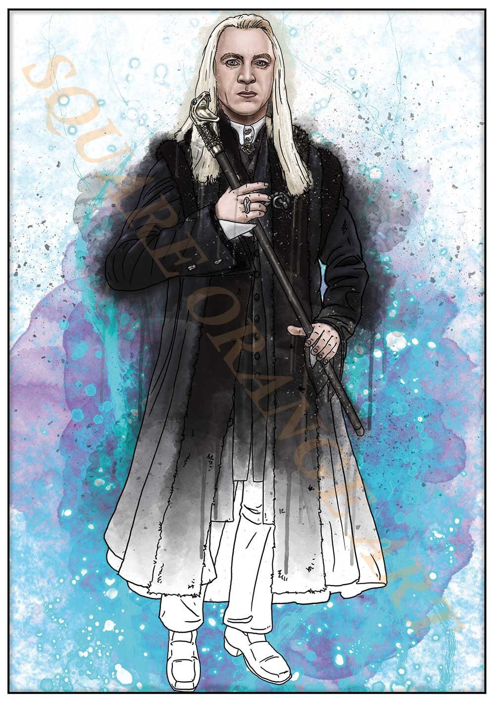 Draco Original Splash Fan Art A4 Print - Etsy