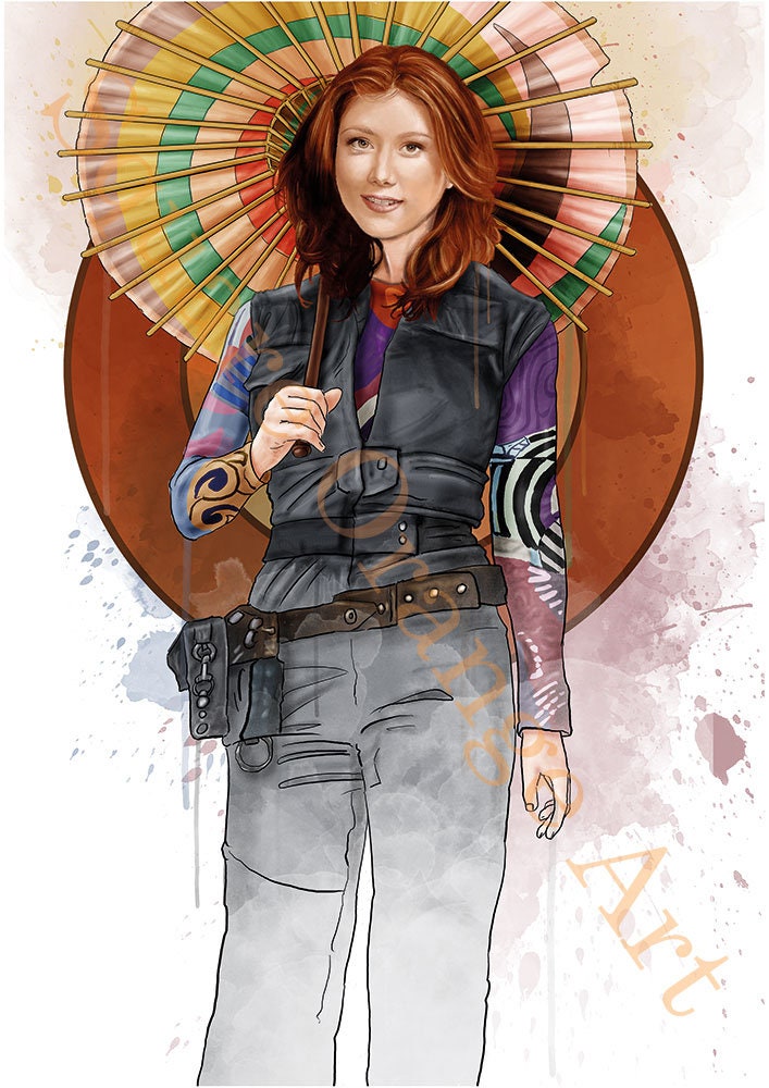 Firefly Inara Inspired Splash Art A4 Print - Etsy