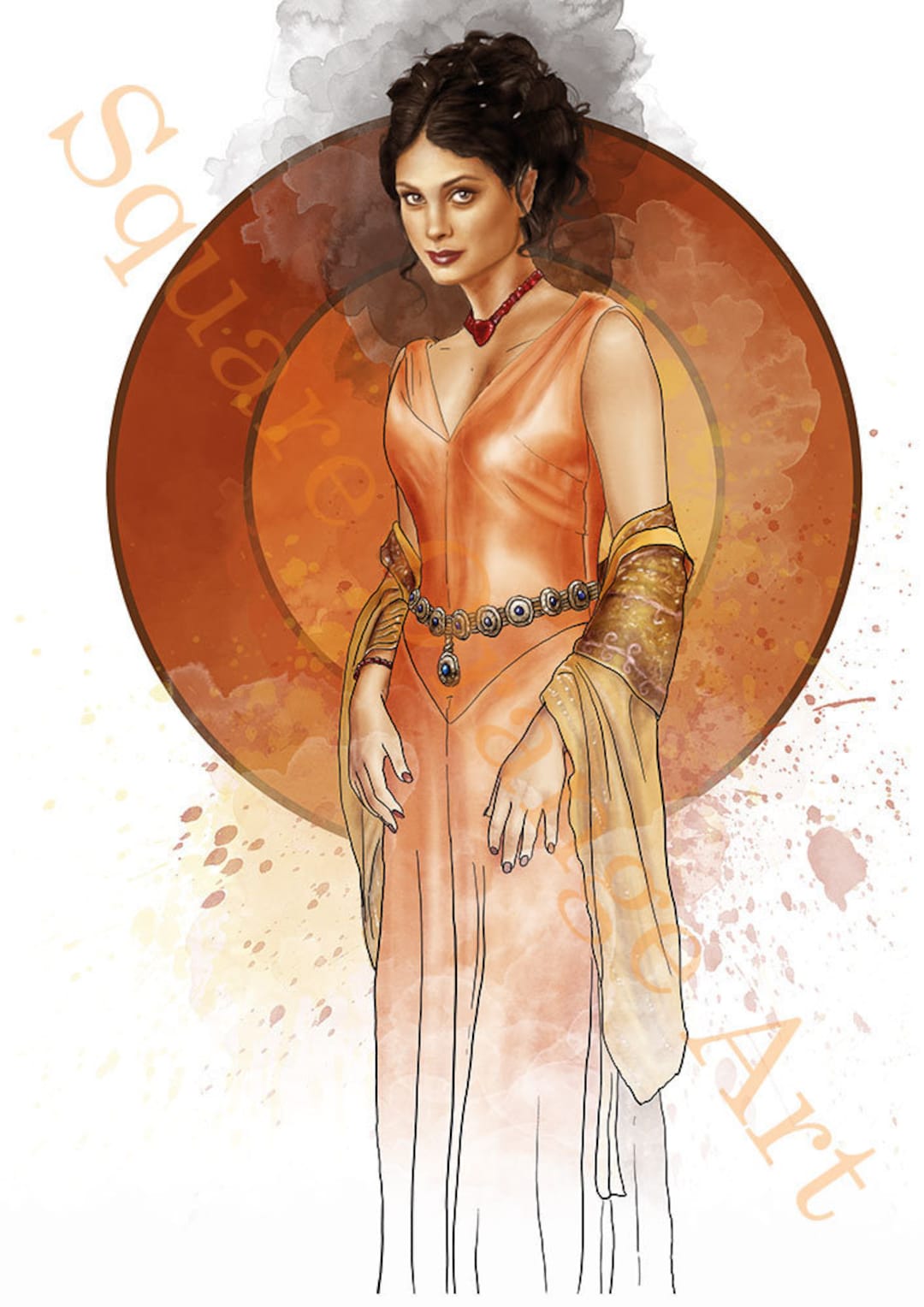 Firefly Inara Inspired Splash Art A4 Print - Etsy