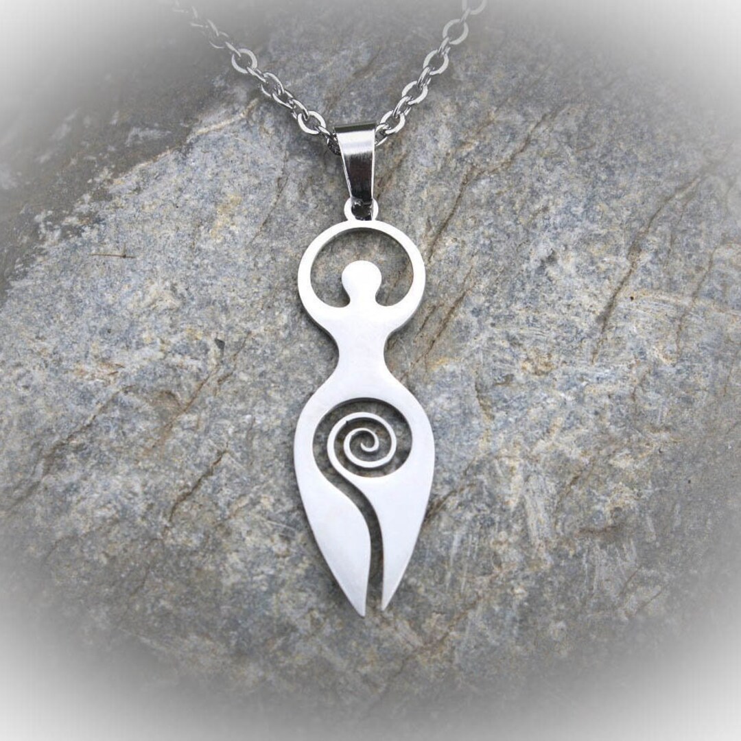 Fertility Goddess Necklace Goddess Pendant Pagan Necklace Wicca ...