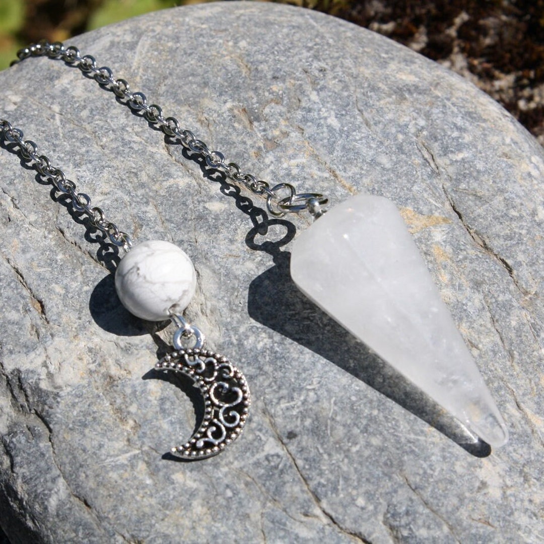 Divinatory Rock Crystal Pendulum Dowsing Pendulum - Etsy Hong Kong