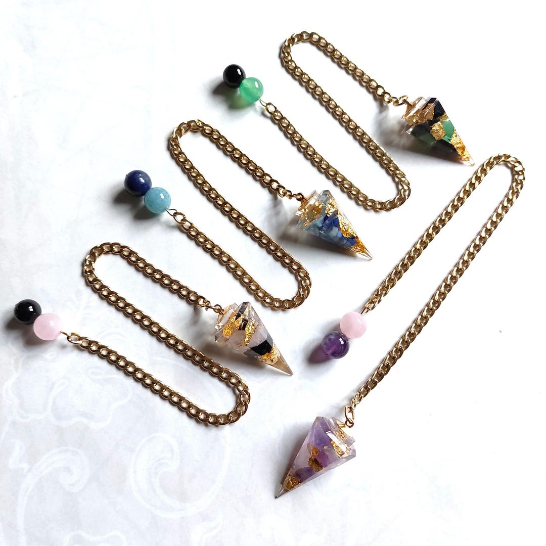 Natural Stone Divinatory Pendulum to Personalize Handmade Pendulum ...