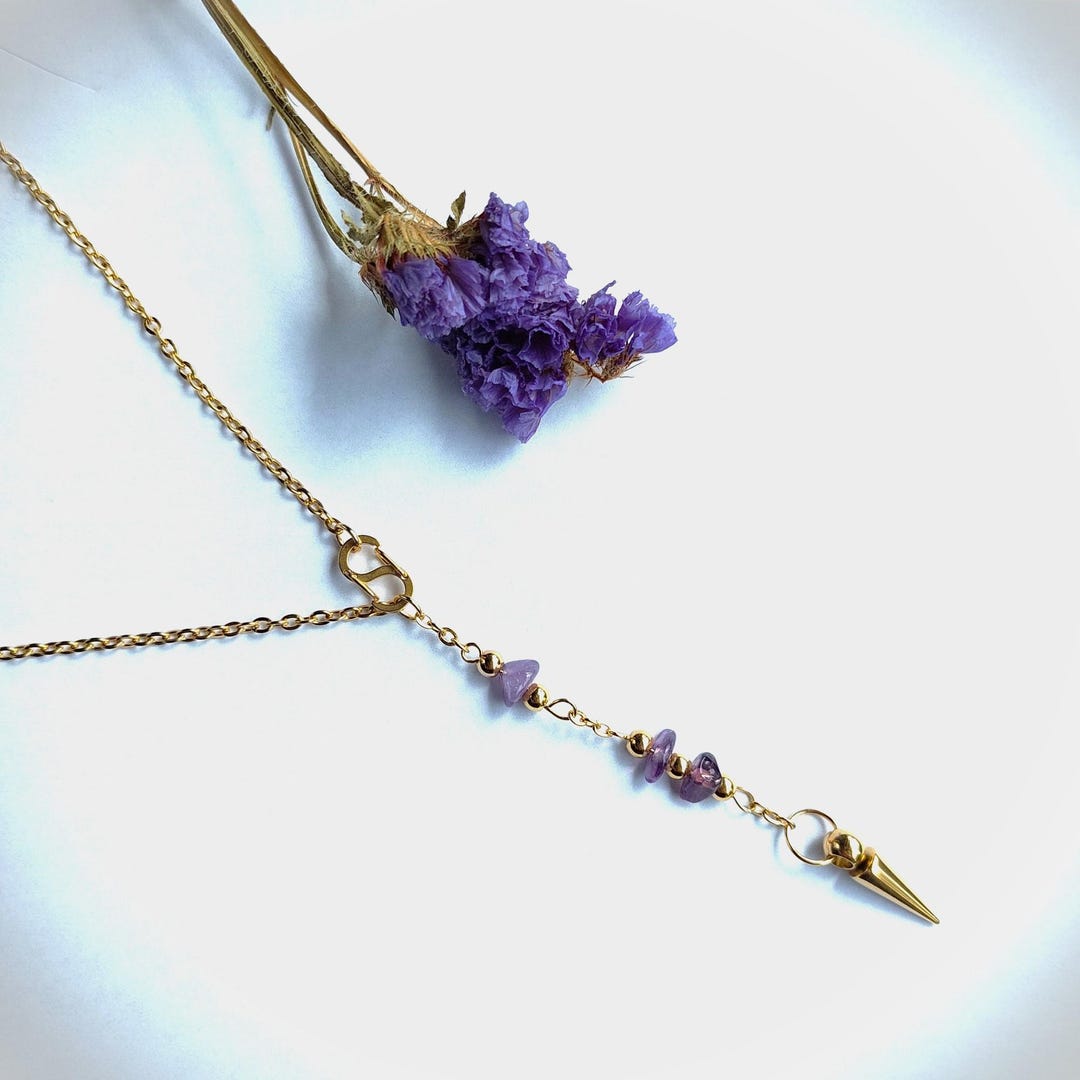 Personalized Pendulum Necklace - Divinatory Pendulum in Jewelry ...
