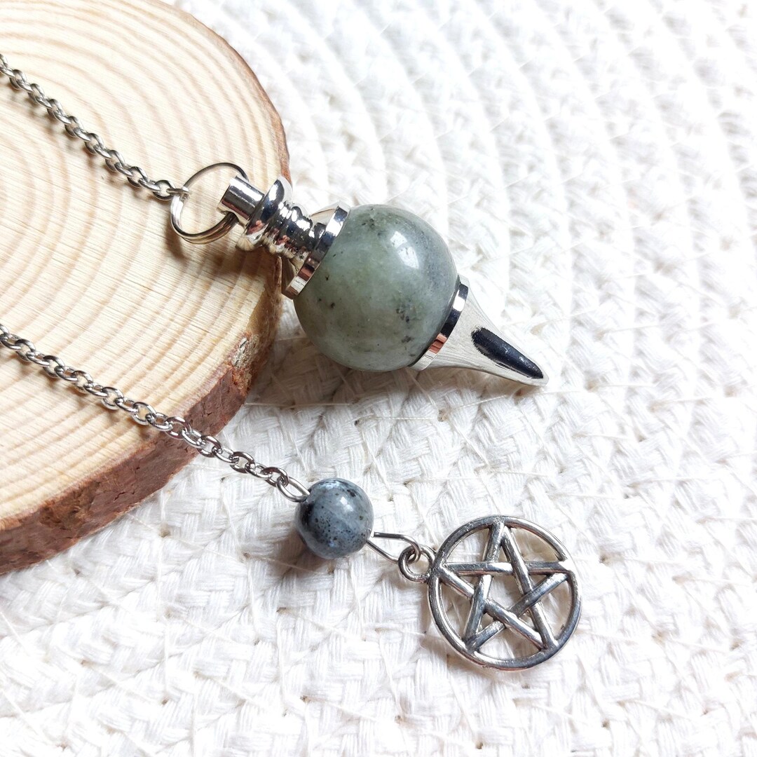 Divinatory Pendulum Séphoroton Labradorite - Dowsing Pendulum ...