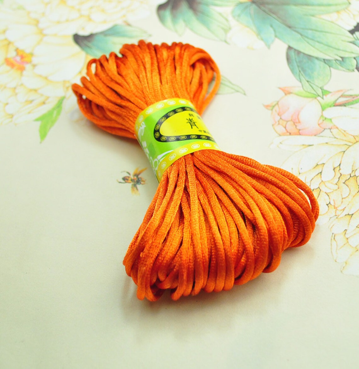 20 Yards2mm Satin Cord Russet Satin Rattail Cord - Etsy