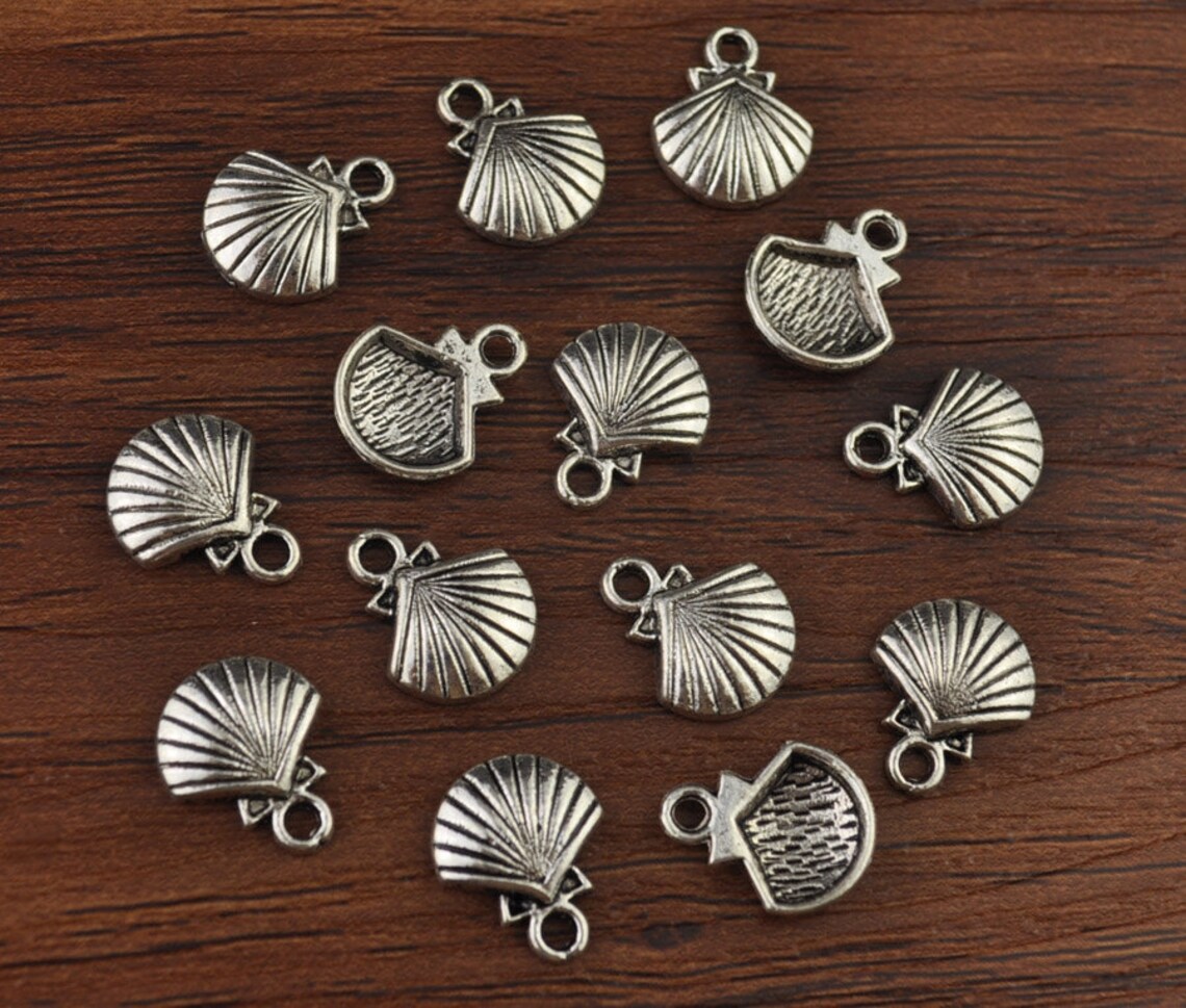 Starfish Seashell seashell Charm seashell Pendant antique - Etsy