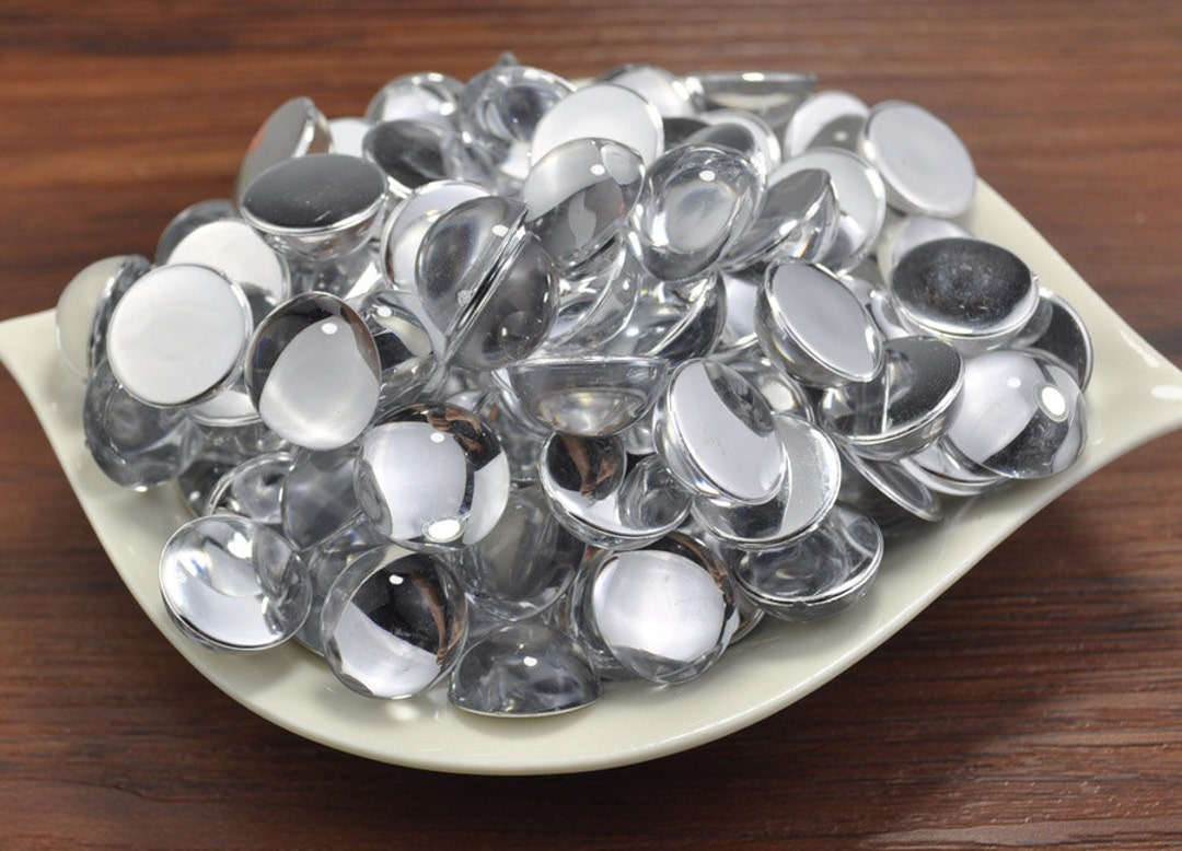 Acrylic Rhinestone-round Flat Back Clear Rhinestones for Embellishment ...
