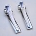 50pcs Silver Prong Hair Clips With Teeth - 40x8mm Tip Alligator Metal ...