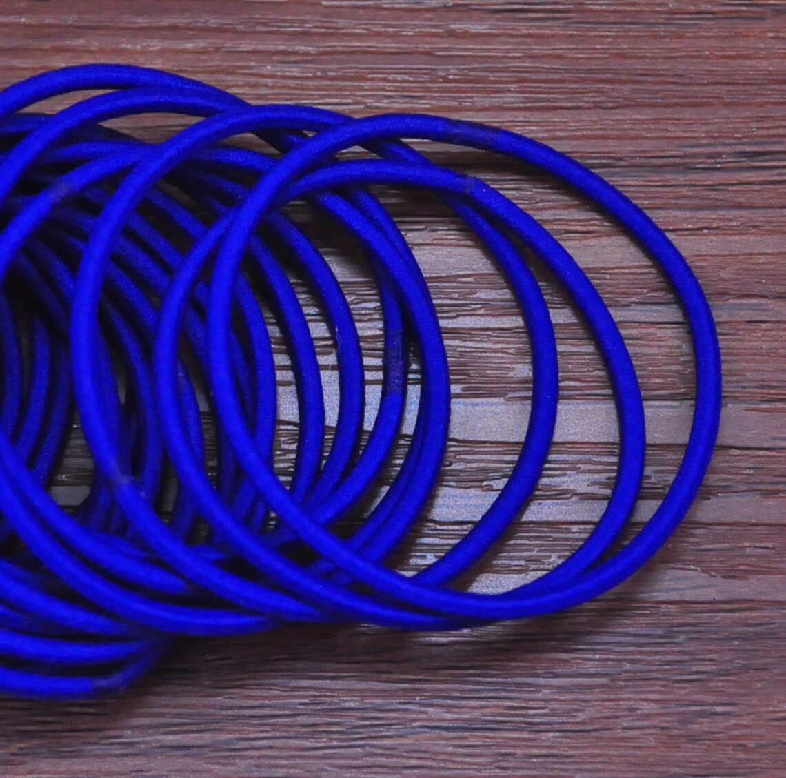 50pcs Hair Elastic blue Elastic Thread Elastic Cordhair | Etsy