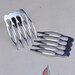 Silver Plated Metal Comb 10pcs Metal Hair Combs 5 Teeth 26x40mm - Etsy