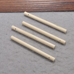 100pcs Natural Wood Long Sticks,craft Sticks,unfinished Natural Wooden ...