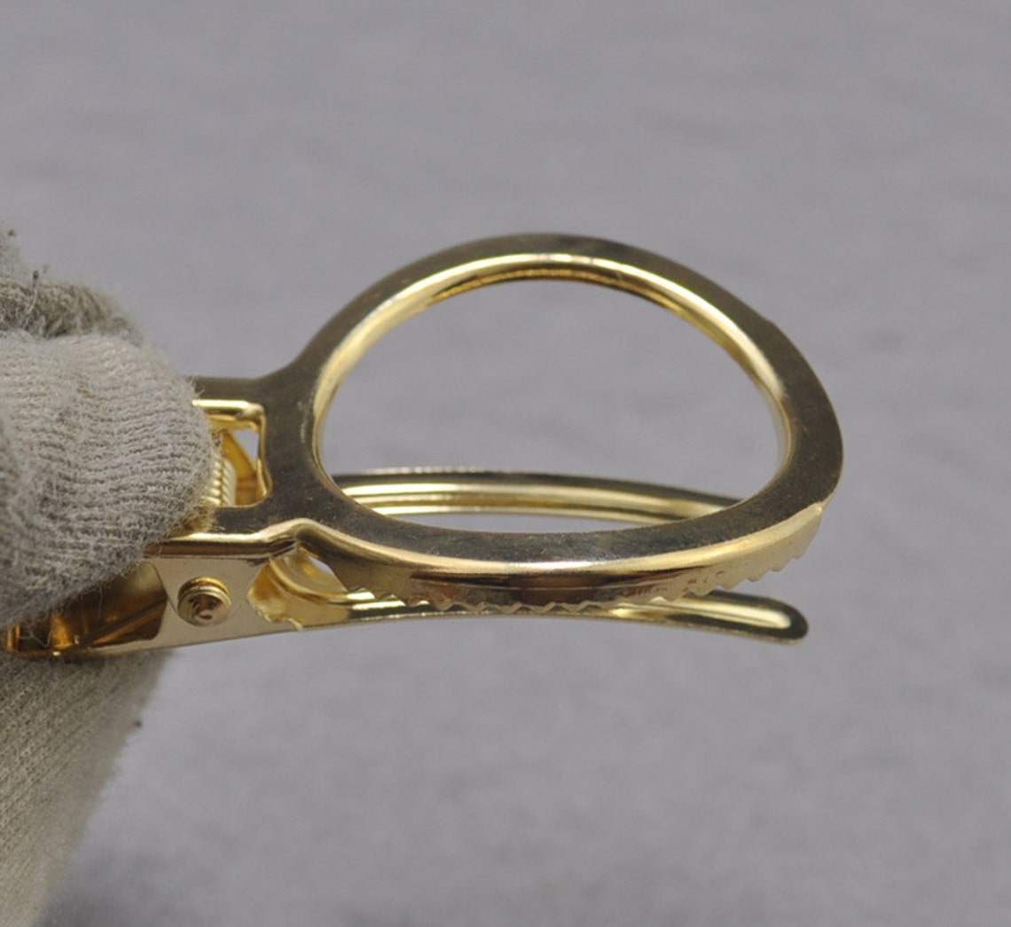 10pcs Ring Shape Head Clips Alligator Hair Clips DIY Hair - Etsy