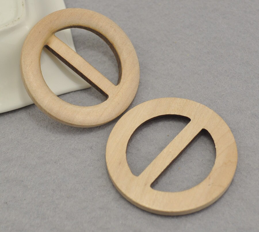 Wood Belt Buckleunfinished Round Belt Buckle or Bag Buckle | Etsy