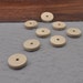 30pcs Round Wood Discsmall Flat Round Natural Unfinished - Etsy