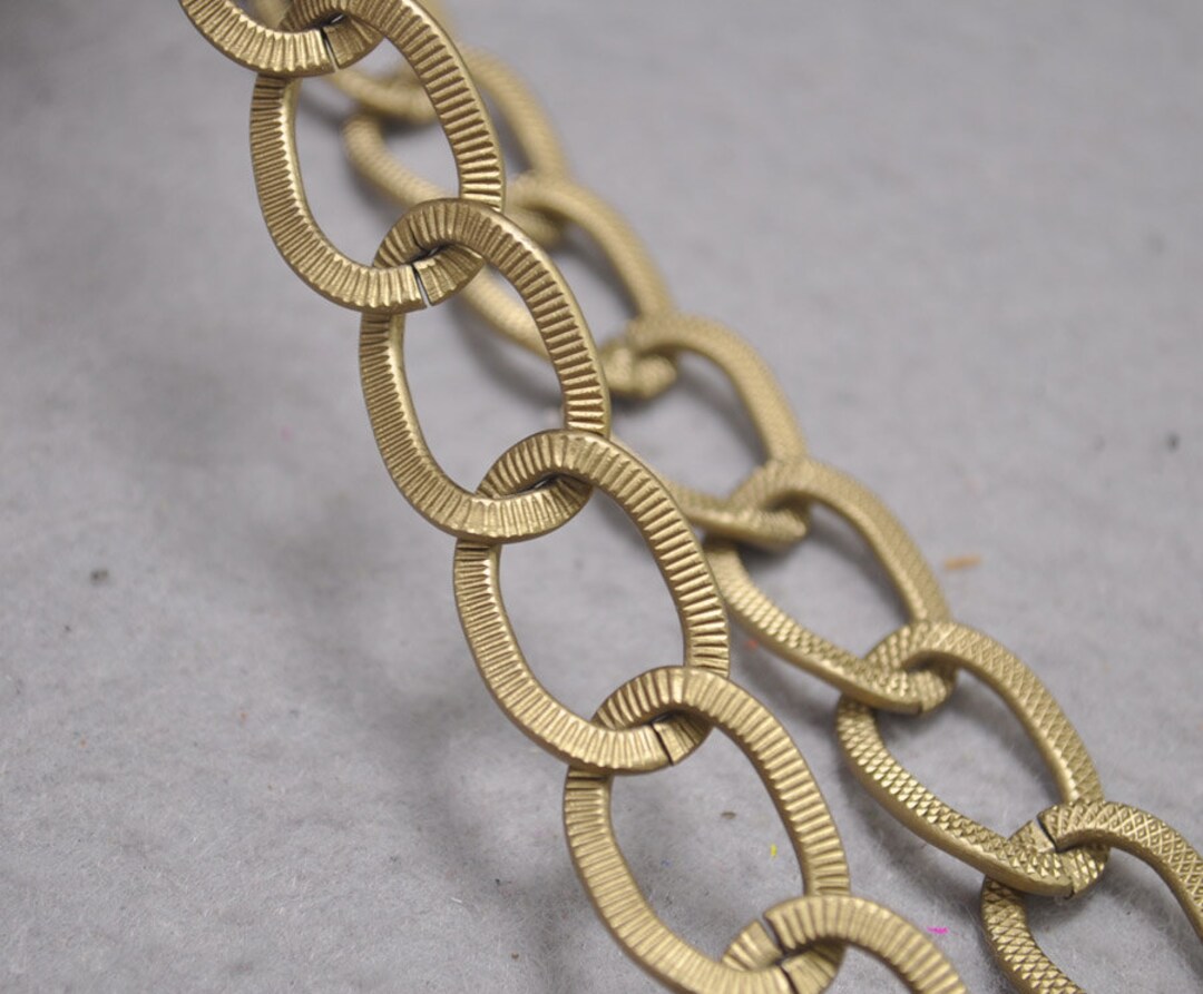 Antique Bronze Chain,aluminium Chain,twist Cut Open Link Chain,1 Meter ...